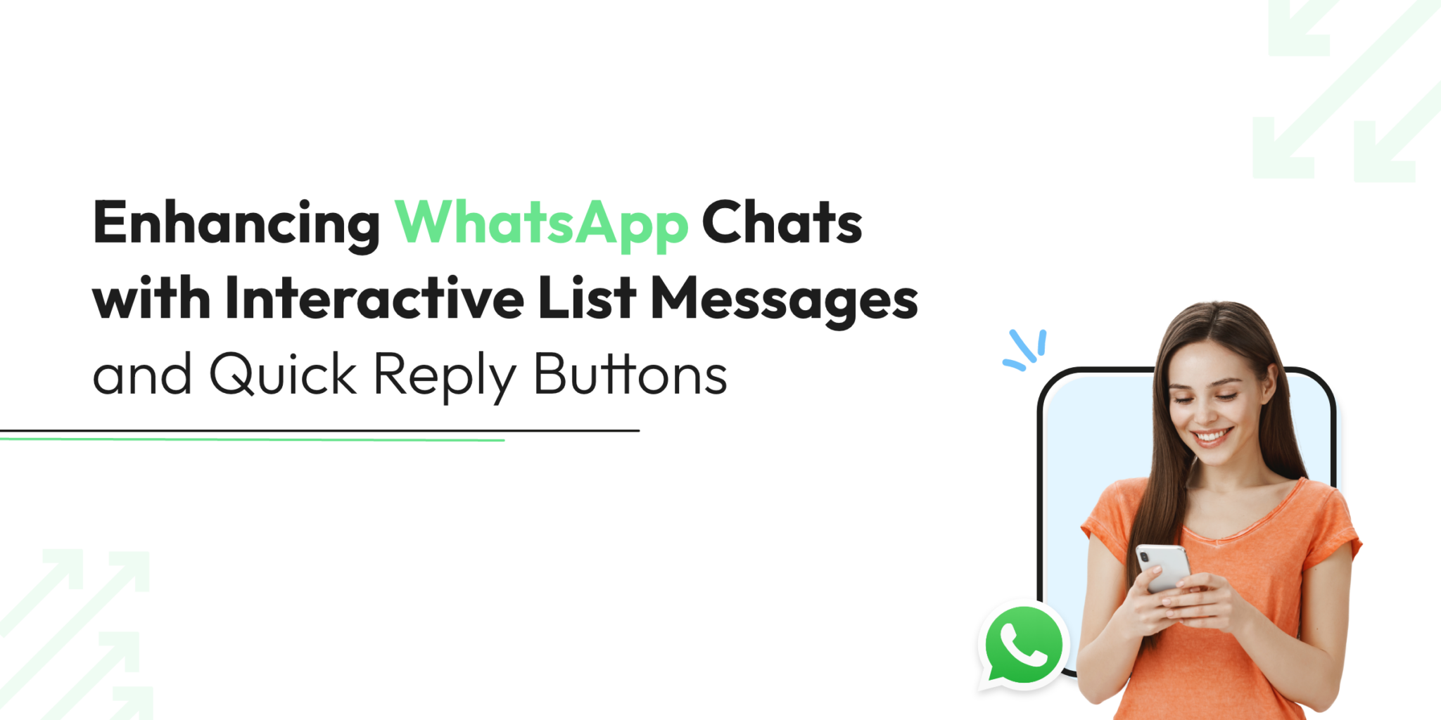 Enhancing WhatsApp Chats with Interactive List Messages and Quick Reply ...