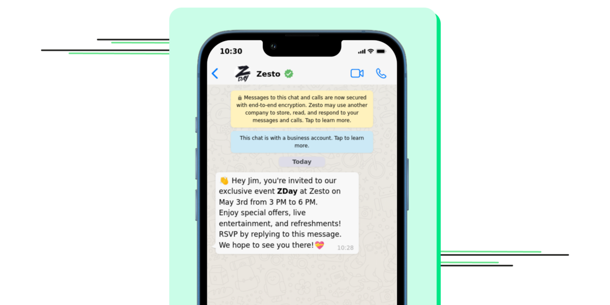 10 Updated WhatsApp Business API Message Templates for 2024