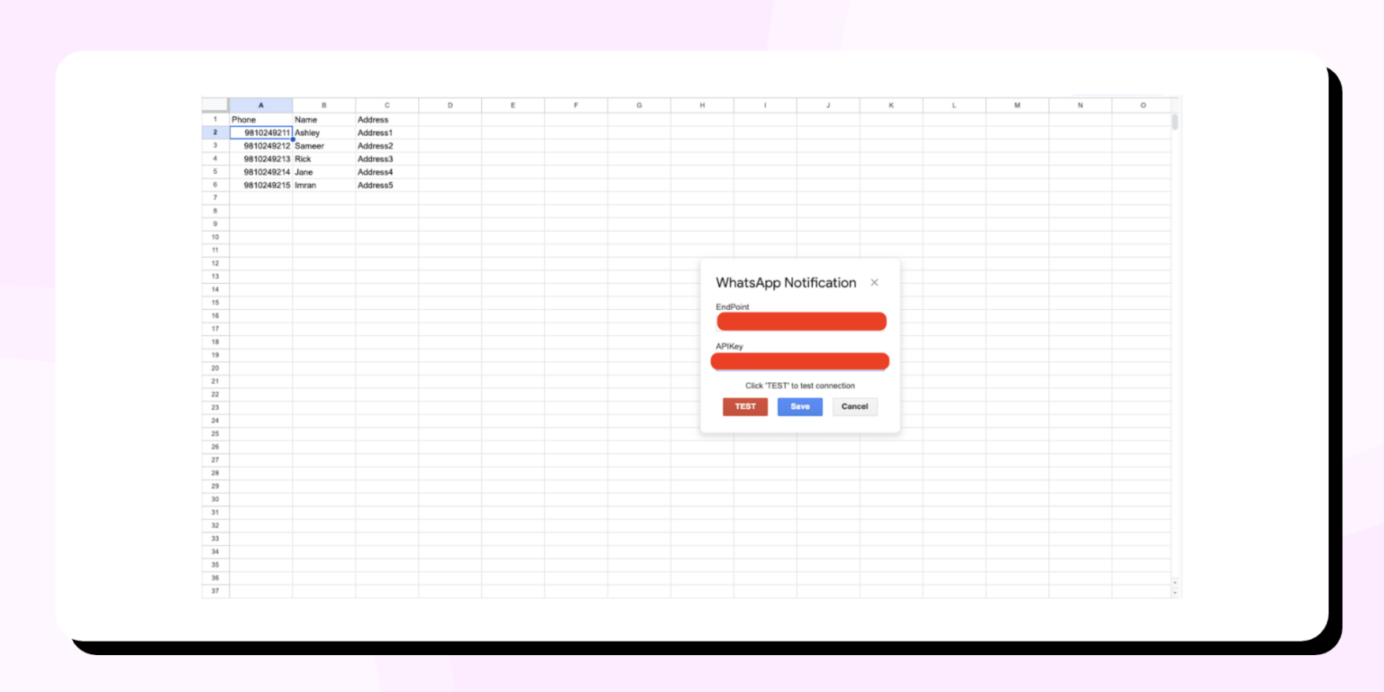 Google Sheet Integration with WhatsApp Using Wati