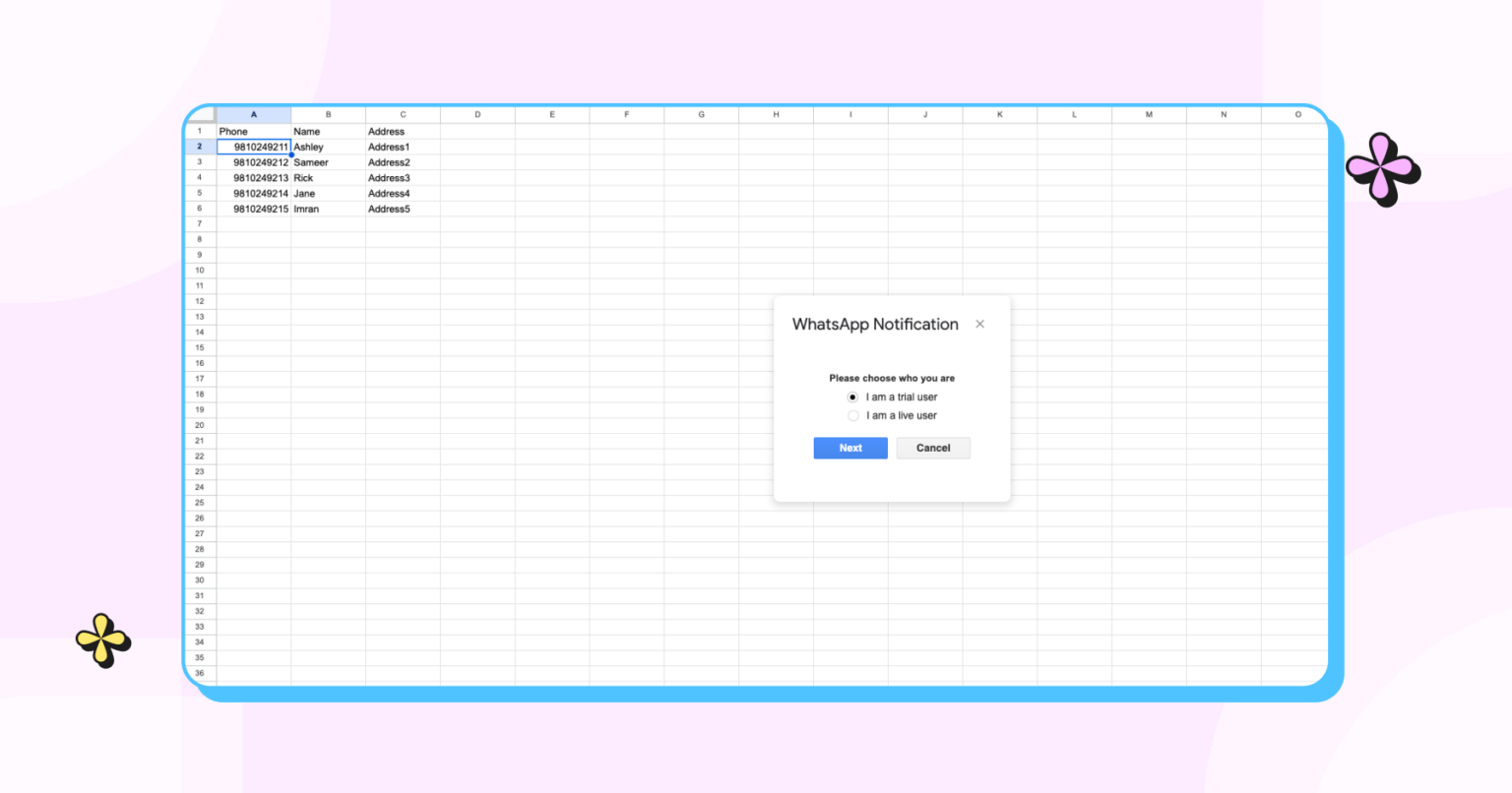 Google Sheet Integration with WhatsApp Using Wati